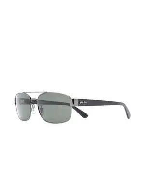 Ray-ban Rectangle-frame Sunglasses - Black