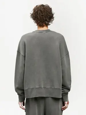 Palm Angels Logo-print Sweatshirt - Grey