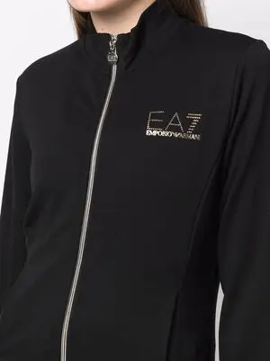 Emporio Armani Studded-logo Track Jacket