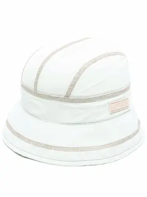 Jacquemus Striped Bucket Hat - Green