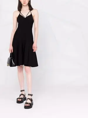 Alexander McQueen Fluted Mini Dress