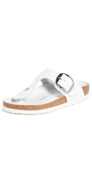 BIRKENSTOCK Gizeh Big Buckle Sandals - White