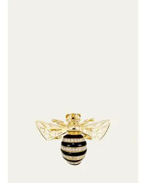 MIO HARUTAKA 18k Yellow Gold Honey Bee Single Earring - Noclr