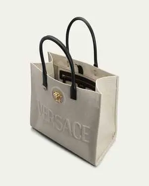Versace La Medusa Logo Tote Bag