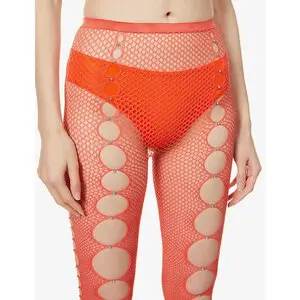 RUI Fishnet Cut-out Stretch-knit Tights