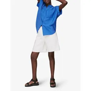 Whistles Nicola Button-through Woven Shirt Xs