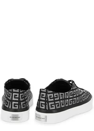 Givenchy City 4g Logo-jacquard Canvas Sneakers