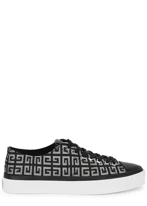 Givenchy City 4g Logo-jacquard Canvas Sneakers