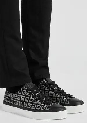 Givenchy City 4g Logo-jacquard Canvas Sneakers