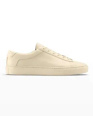 Koio Capri Leather Low-top Sneakers - Vanilla