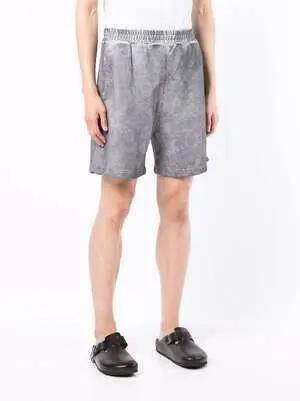 DONDUP Logo-print Cotton Track Shorts - Grey