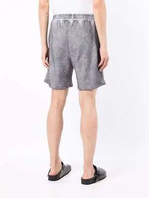 DONDUP Logo-print Cotton Track Shorts - Grey