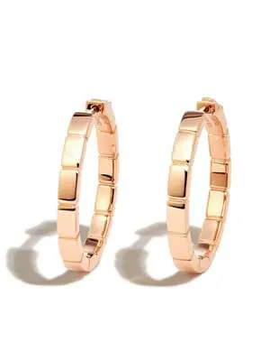 ANITA KO 18kt Rose Gold Hoop Earrings - Pink