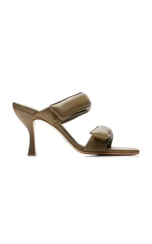 GIA BORGHINI Puffy Leather Sandals