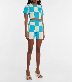 Jacquemus Le Short Gelato Checked Shorts