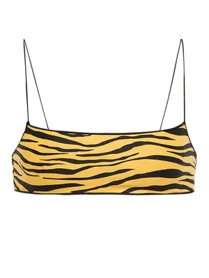 TROPIC OF C The C Zebra-print Bikini Top
