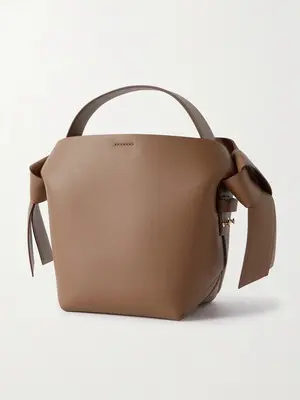Acne Studios Musubi Mini Knotted Leather Shoulder Bag - Brown