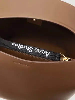 Acne Studios Musubi Mini Knotted Leather Shoulder Bag - Brown