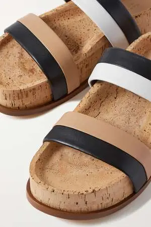 Gabriela Hearst Striker Leather Platform Sandals
