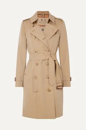 Burberry The Chelsea Cotton-gabardine Trench Coat
