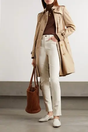 Burberry The Chelsea Cotton-gabardine Trench Coat
