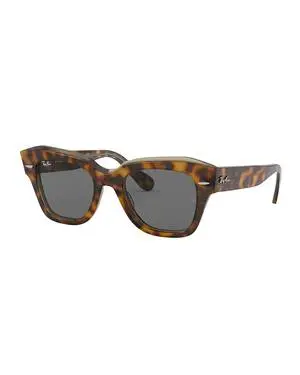 Ray-ban Square Acetate Sunglasses Havana