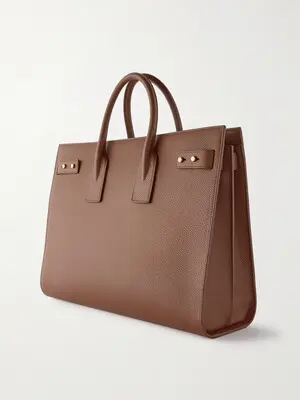 Saint Laurent Sac De Jour Large Leather Tote Bag - Brown