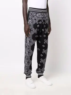 Amiri Bandana Jacquard Track Pants