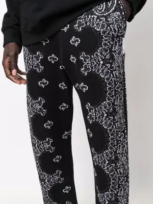 Amiri Bandana Jacquard Track Pants
