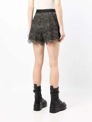 Shiatzy Chen Art-deco Lace Shorts