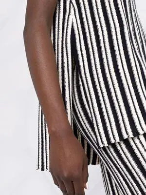 JIL SANDER Rib-knit Sleeveless Top - White