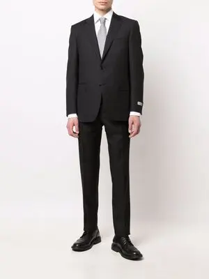 Canali Tailored Single-breasted Suit - Black