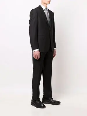 Canali Tailored Single-breasted Suit - Black