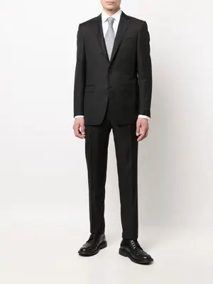 Canali Tailored Single-breasted Suit - Black