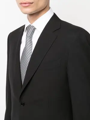 Canali Tailored Single-breasted Suit - Black