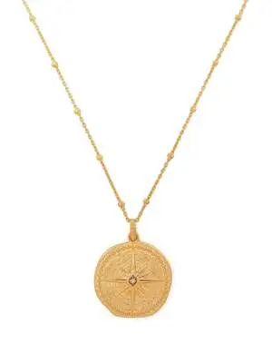DOWER & HALL True North -plated Necklace - Gold