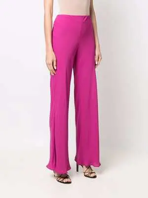 Alberta Ferretti High Waist Wide Leg Trousers