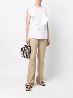Alberta Ferretti Straight Leg Trousers