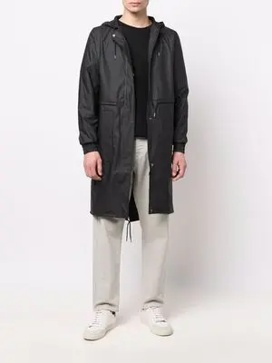 Rains Drawstring Hooded Raincoat