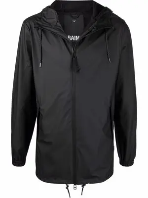 Rains Drawstring Hooded Jacket