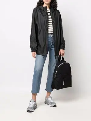 Rains Drawstring Hooded Jacket