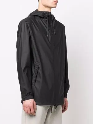 Rains Drawstring Hooded Jacket