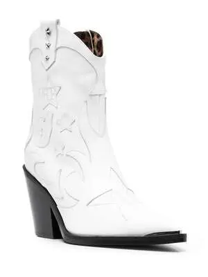 Philipp Plein Stars-detail Cowboy Boots