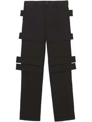 Burberry Panel-detail Cargo Trousers - Black