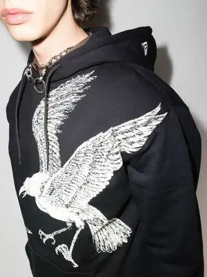 Yohji Yamamoto X New Era Eagle-print Hoodie