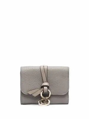 Chloé Alphabet Tri-fold Wallet - Grey