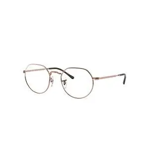 Ray-ban Ray-Ban Jack Optics Eyeglasses Frame Clear Lenses 51-20 Shiny Copper