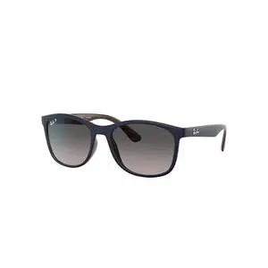 Ray-ban Sunglasses With Polarized Lenses Blue On Brown