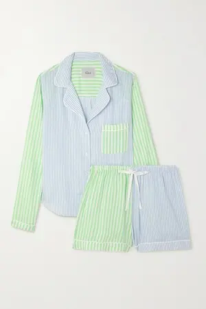 Rails Kellen Patchwork Striped Flannel Pajama Set