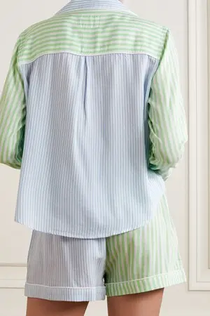 Rails Kellen Patchwork Striped Flannel Pajama Set